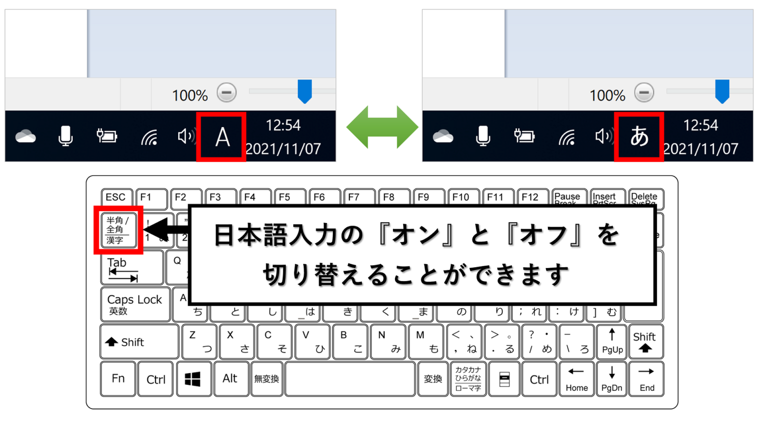 半角と全角 違いと入力方法・注意点など | ルビーパソコン教室｜徳島市｜あなたのペースで学習できます